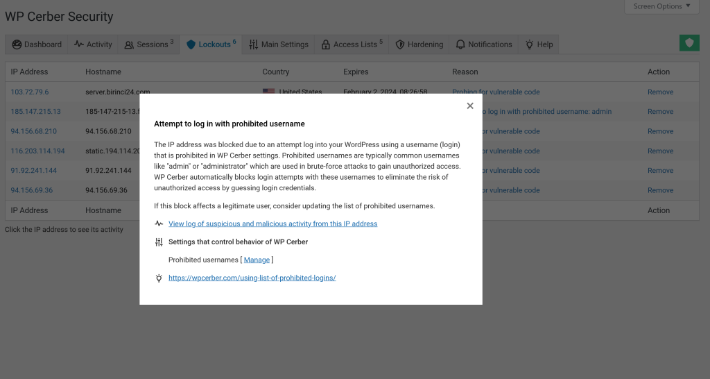 WP Cerber Security 9.6.2 – WordPress security plugin, malware removal ... WP Cerber Security 9.6.2 – WordPress security plugin, malware removal ...